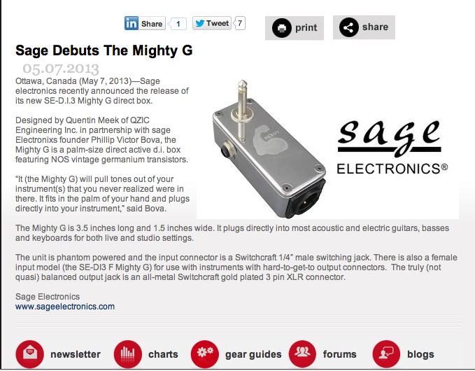 sage ELECTRONICS flexes some muscle – Sage Electronics
